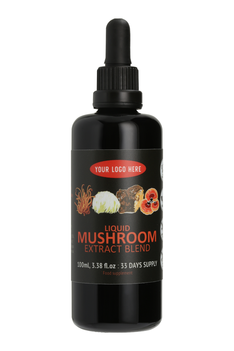 Organic Mushroom Extract Blend 100ml - Puur Nordic - Mushrooms